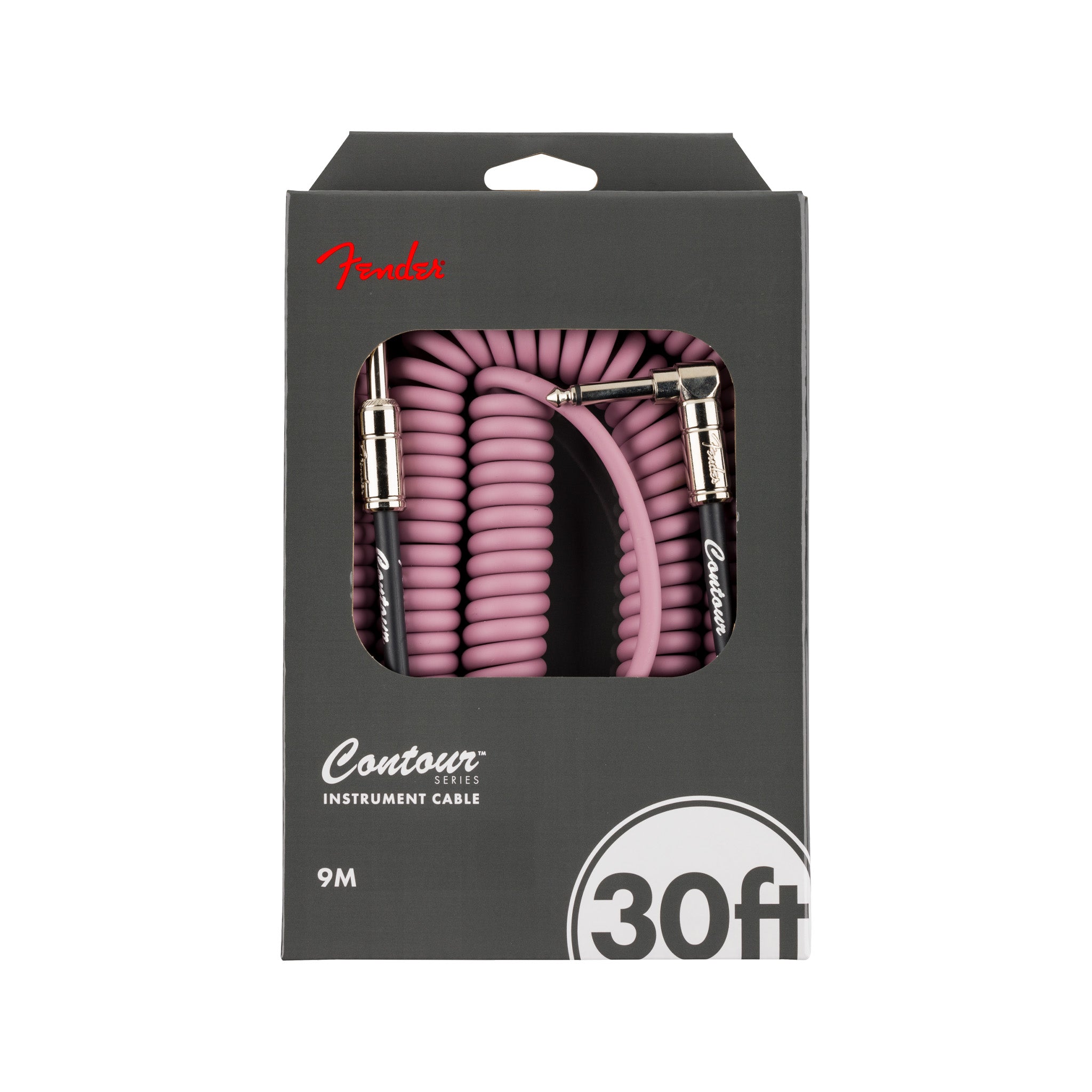 Fender 30FT Contour Series Coil Instrument Cable, Burgundy Mist – Swee ...